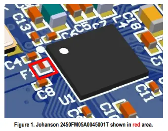 Low Pass Filter 2450FM05A0045001T- Johanson Technology