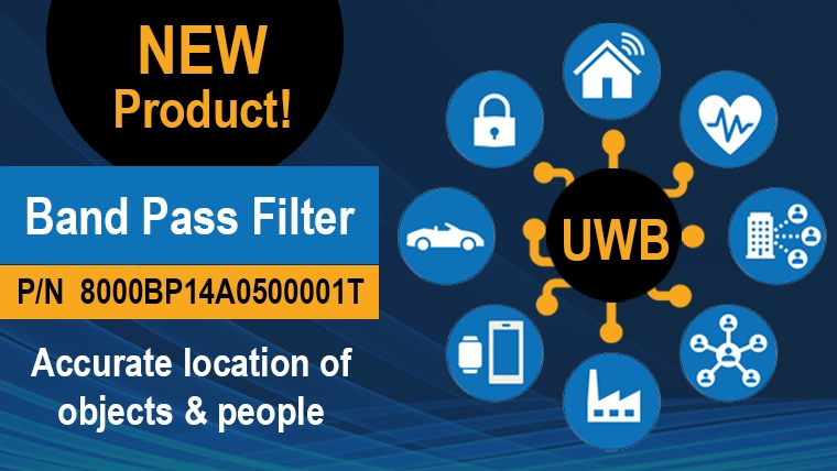 UWB Channel 9 Band Pass Filter | Johanson Technology